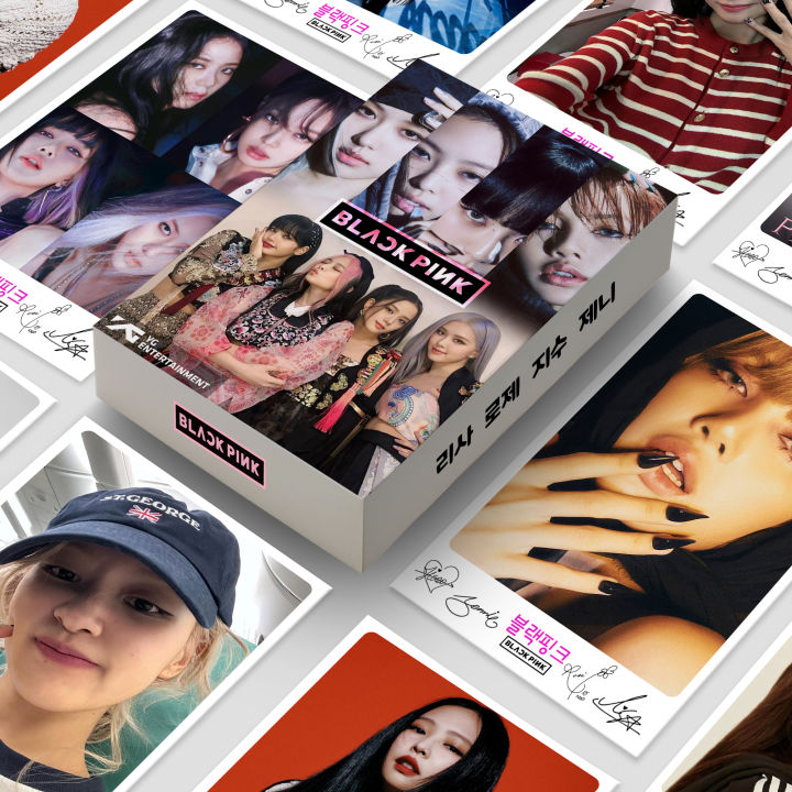 KPOP BLACKPINK Collectible Photocards with Signatures LISA JENNIE ROSE ...
