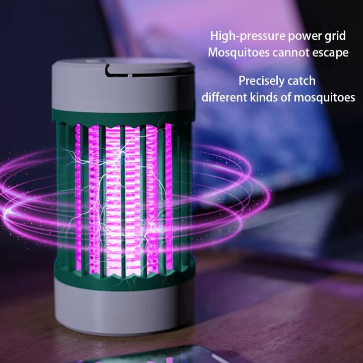 USB Mosquito Trap Light Battery Rechargeable Electric Insect Trap Lamp ...