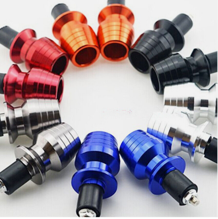 2Pcs Aluminum Alloy Universal Motorcycle Handle Bar End Handlebar ends ...