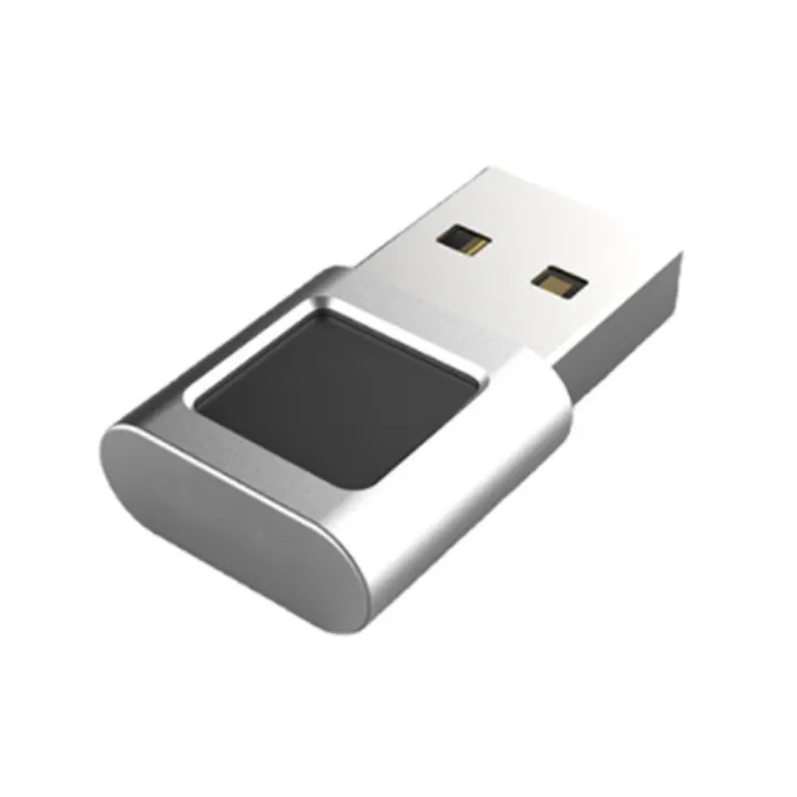 Silver USB Fingerprint Reader Module Hello Fingerprint Dongle for ...