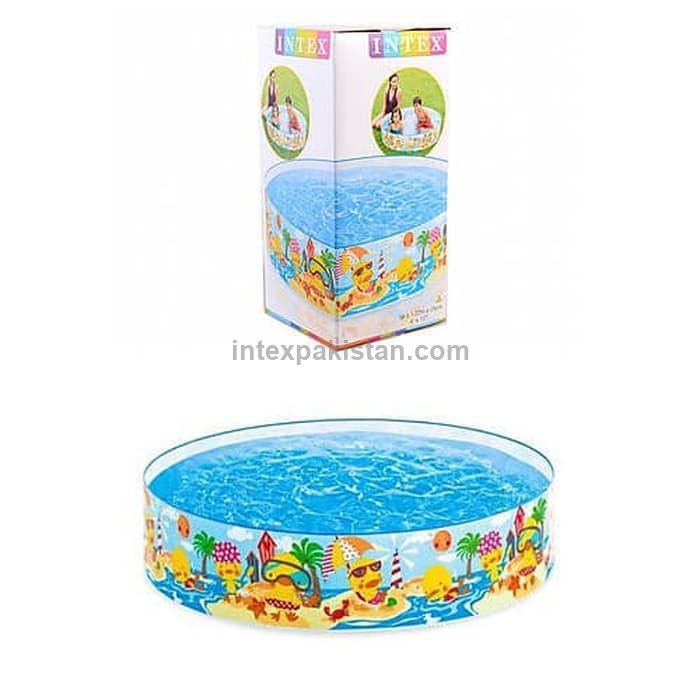 Intex Ocean Snapset Play Pool For Kids 122′ x 25″ "blackkito" | Daraz.lk