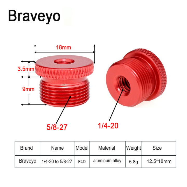 Microphone Bracket Conversion Screw 1/4 3/8 To 5/8-27 Fine Thread ...