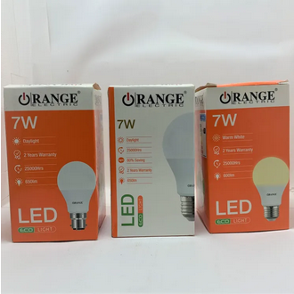 Orange ECO LED Pin Type - 7W - Warm white | Daraz.lk