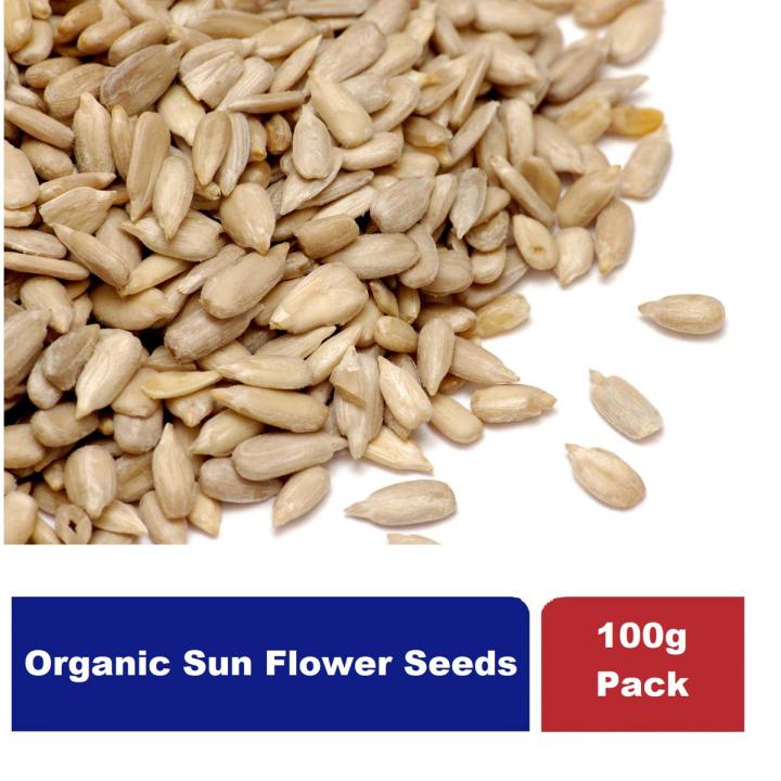 Organic Sun Flower Seeds 100% Natural Pure 100g Pack Amazing Health ...