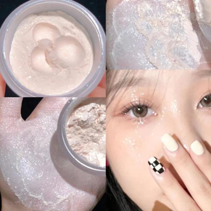 Shimmer Makeup Loose Setting Powder Face Body Glitter Diamond Moonlight ...