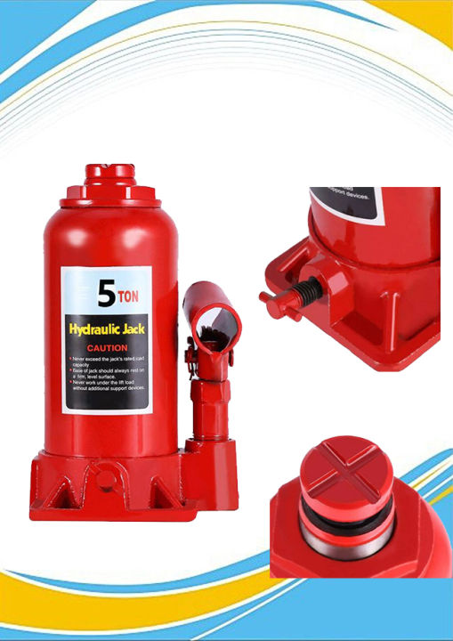 5 Ton Car Hydraulic Jack Bottle Engine Lift Lifting Vehicle Handle ...