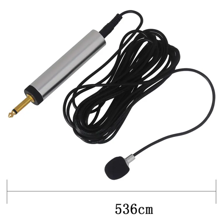 Portable External 3.5mm Hands-Free Mini Wired Collar Clip Lapel ...