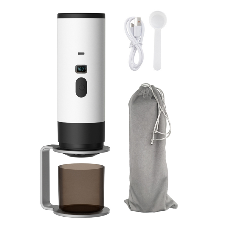 Portable Espresso Coffee Maker Electric Self-Heating 2-In-1 Machine for ...