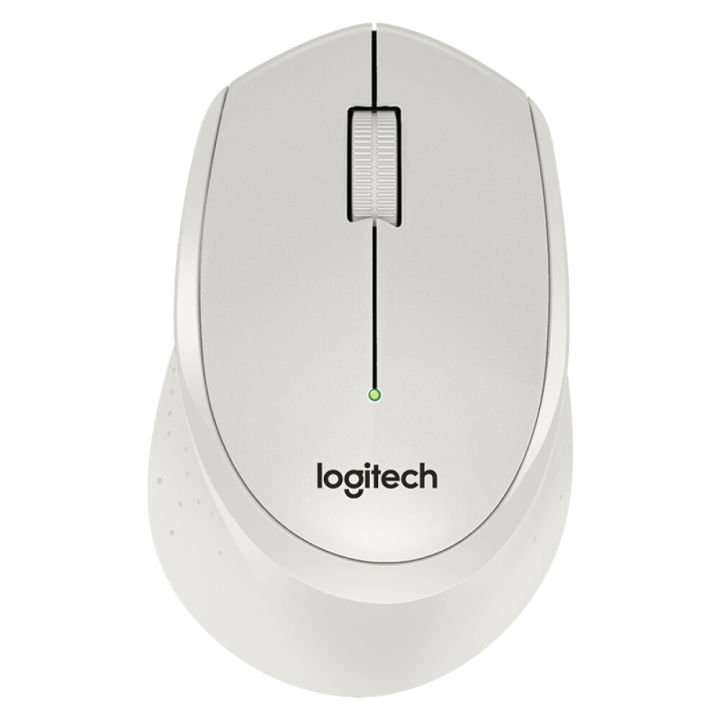 Logitech M330 2.4GHz Wireless Mouse Ergonomic Mute Mouse with 2.4G Nano ...