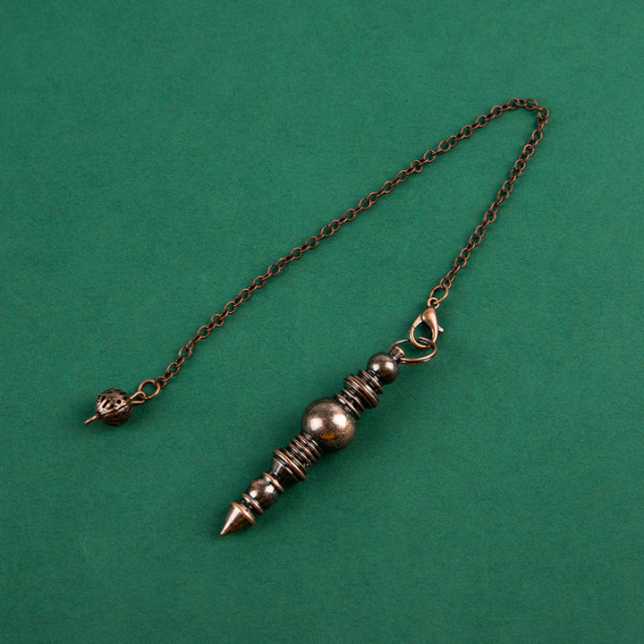 Spiritual Metal Pendulum for Dowsing Pendulums Divination Pendant Wicca ...