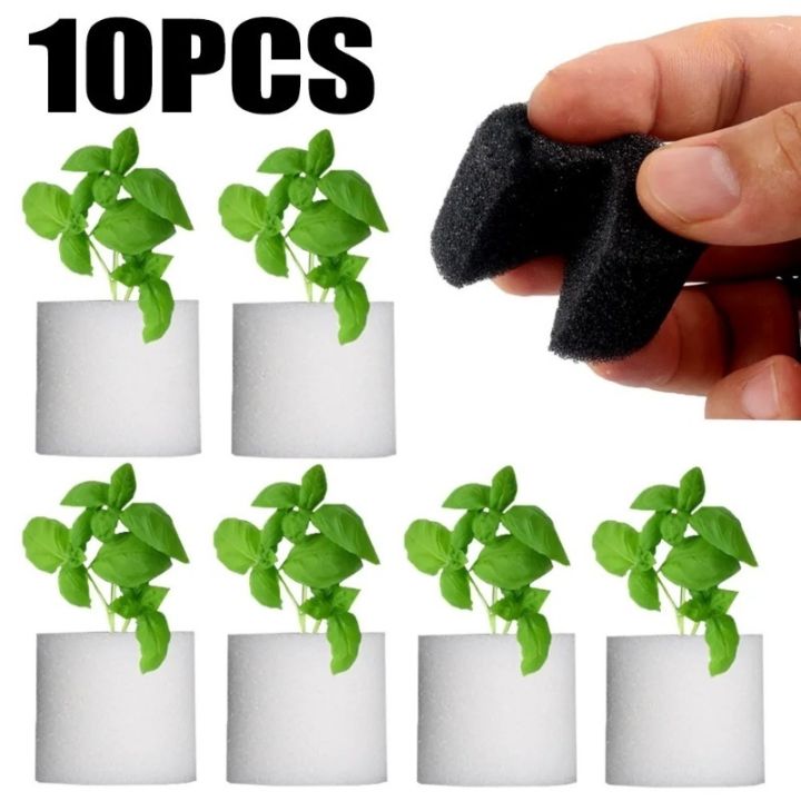 10Pcs 3 Sizes Hydroponic Block Sprout Sponges Grow Blocks Round ...