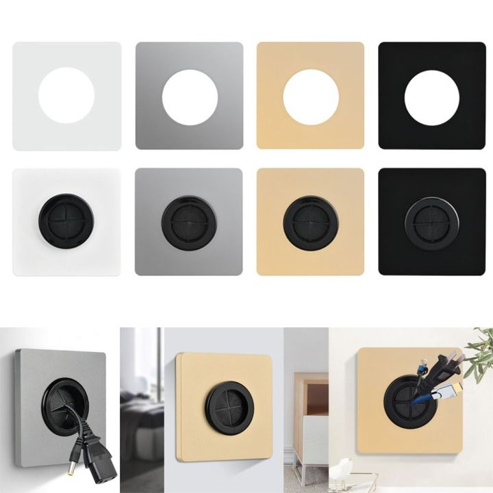 Wiring Accessories With Rubber Pad Wall Blank Panel With Outlet Hole ...