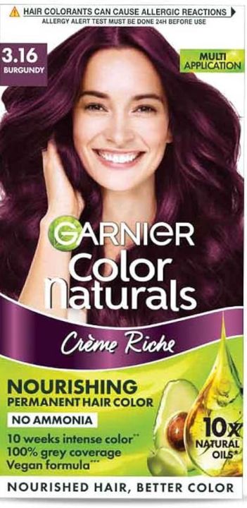 Garnier, 35gc Hair Colouring Creme, Long-lasting Colour, Smoothness ...