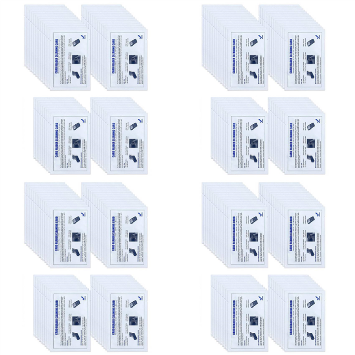 Nullmul CR80 Card Reader Cleaning Cards, 200PCS Dual Side Card Reader ...