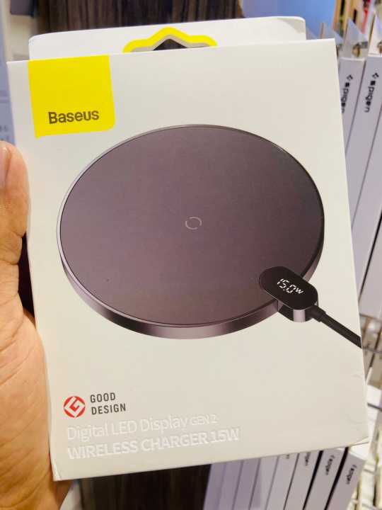 Baseus Digital LED Display GEN2 WIRELESS CHARGER 15117 | Daraz.lk