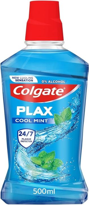 Colgate Plax Cool Mint Mouthwash 500ml | Daraz.lk