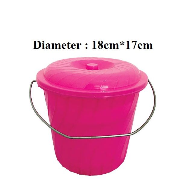 3L Plastic Bucket With Steel Handle | Daraz.lk
