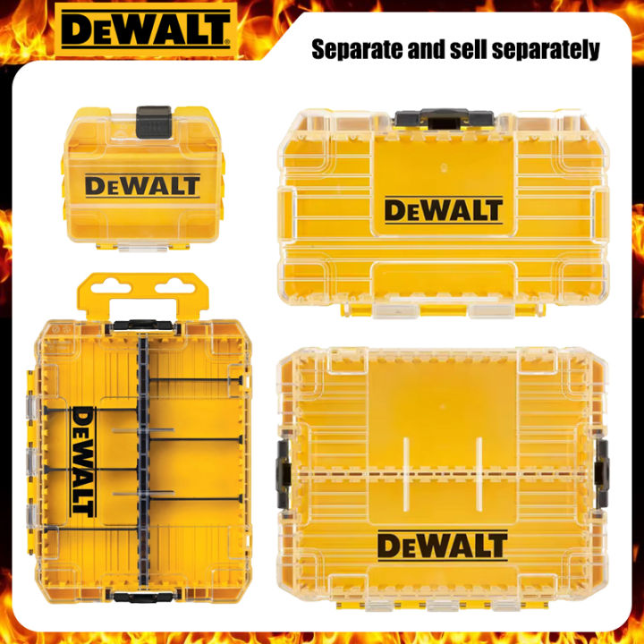 DEWALT Parts Storage Box Portable Stackable Durable Module Hard ...