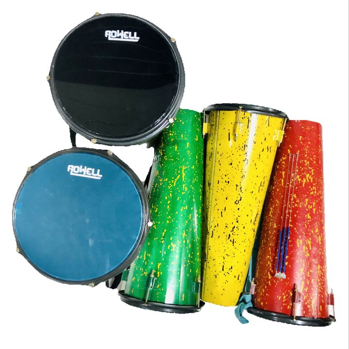 10'' Skin Size Rowell Congo Plate Drum with side snare wire with Strap ...