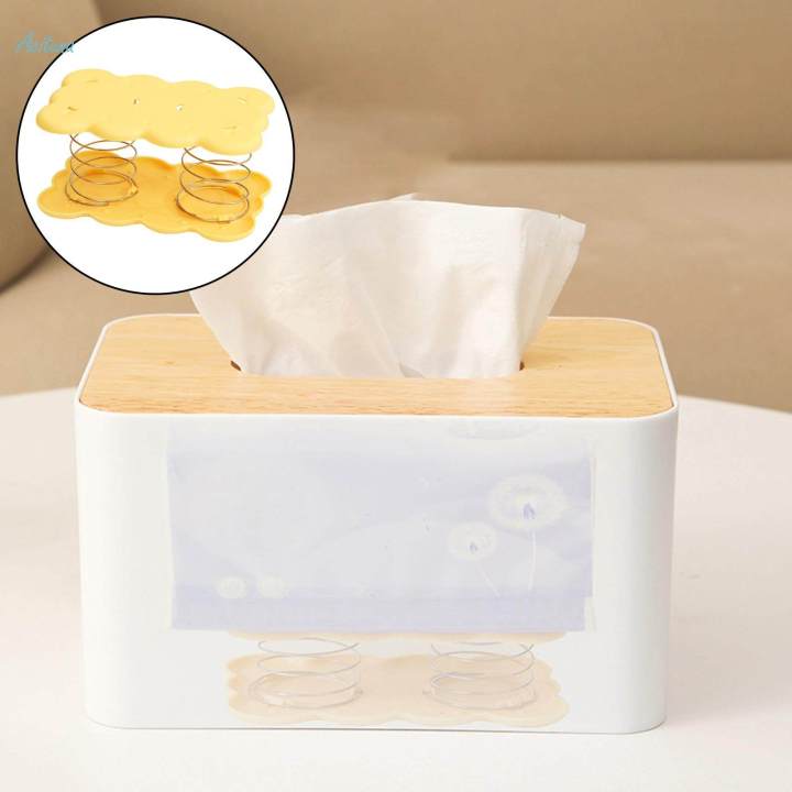 Tissue Box Spring Holder Replacement Inner Holders for Desk Bedroom ...