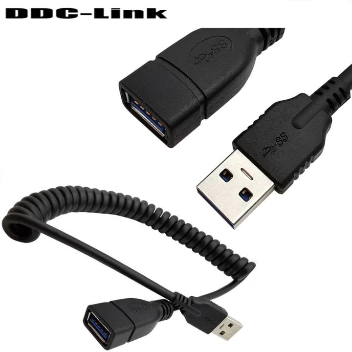 Extension Cord Coil Extension Computer U 1.5 Spiral 3.0 M To Cable ...