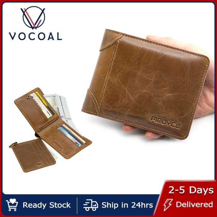 Vocoal Wallet For Men Coin Purse Foldable Wallet Coin Bag Zipper ...