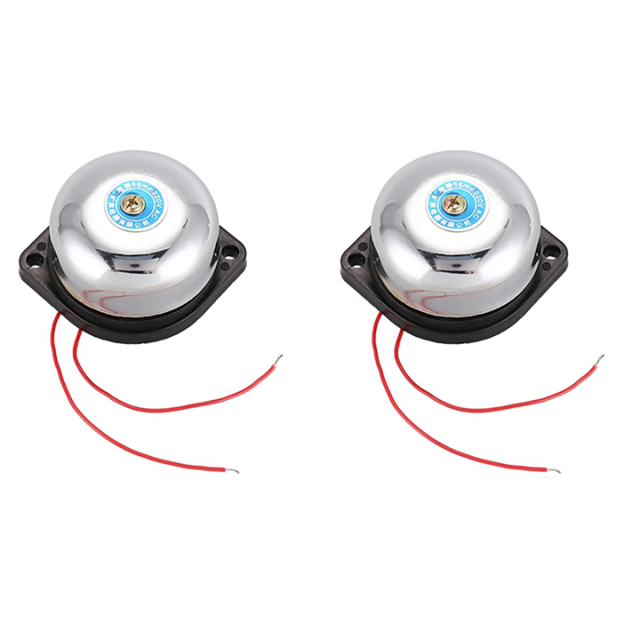 2pcs 55mm Diameter Fire Alarm Electric Gong Bell AC 220V | Daraz.lk