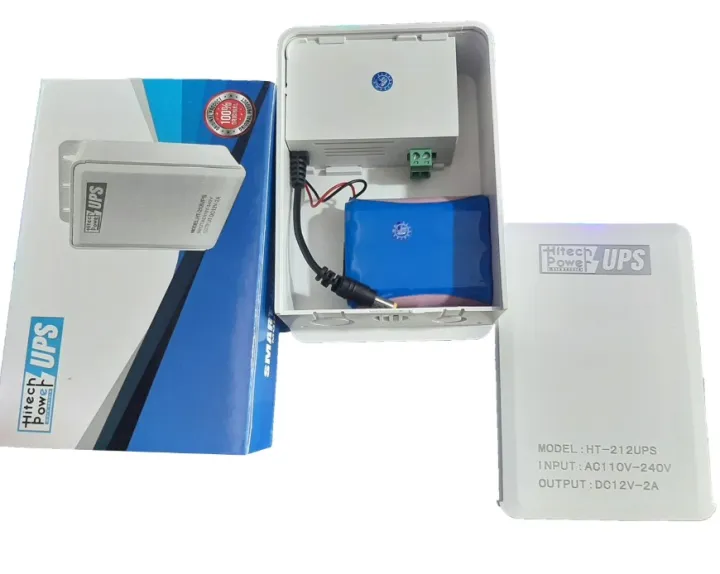CCTV UPS / Battery Backup Power Supply 12v 2A Hi-Tech Battery Pack for ...