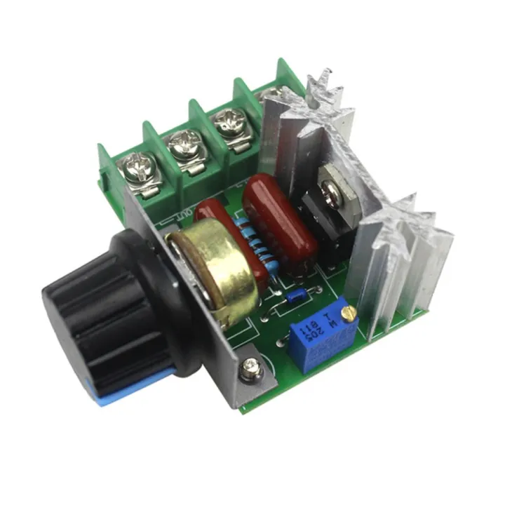 Voltage Regulator 2000 Watt AC 50 - 220 Volt Dimmer SCR Power Regulator ...