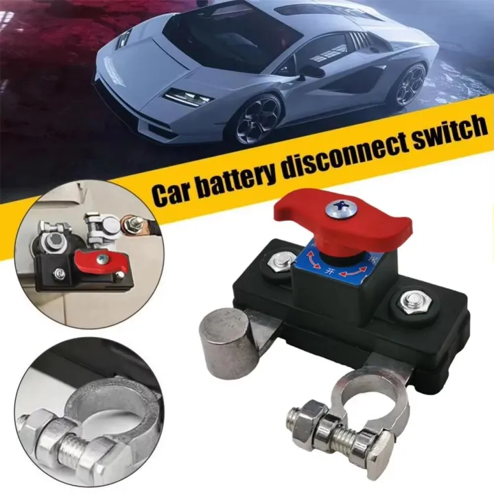 Universal 12V/24V Car Battery Disconnect Switch Switch Protector Quick ...