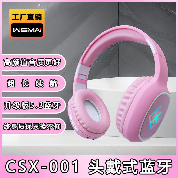 CSX-001 Cross border Cat Ear Foreign Trade Esports Earphones Student ...