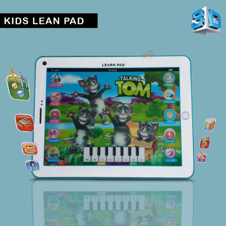 QPKids 3DLearning TabletPad Kids Educational Leaning Talking Pad | Daraz.lk