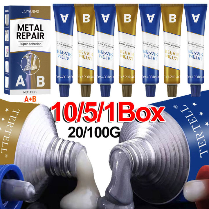 10-1Box Metal Repair Paste 2 In 1 Industrial AB Caster Glue Heat ...