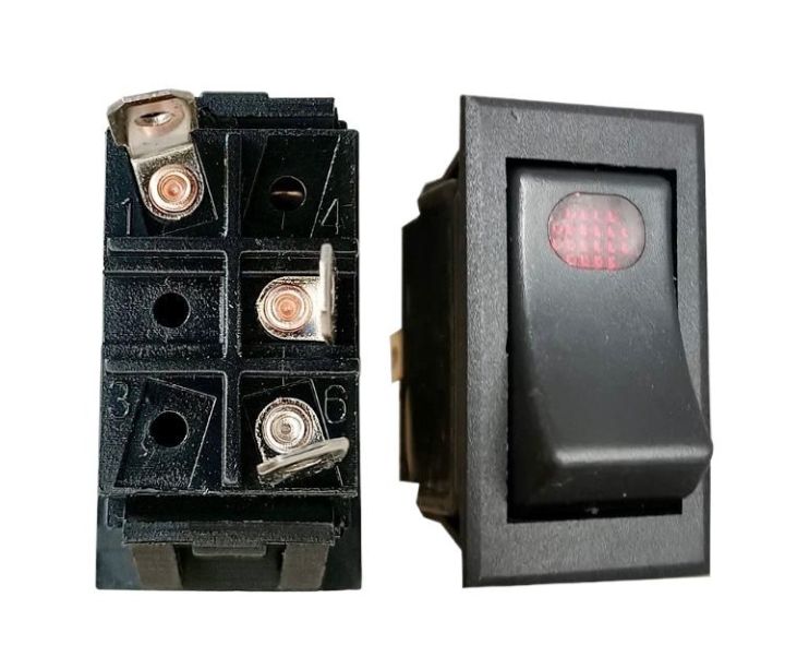 Universal Car Fog Light / Subwoofer Rocker Switch LED Dash Dashboard ...