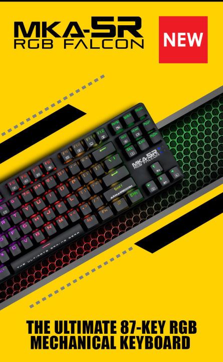 Armaggeddon MKA-5R RGB Falcon Mechanical Gaming Keyboard With RGB Light ...