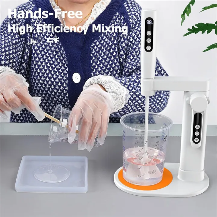 Electric Resin Mixer Epoxy Resin Mixer with Hands-Free Resin Mixer ...