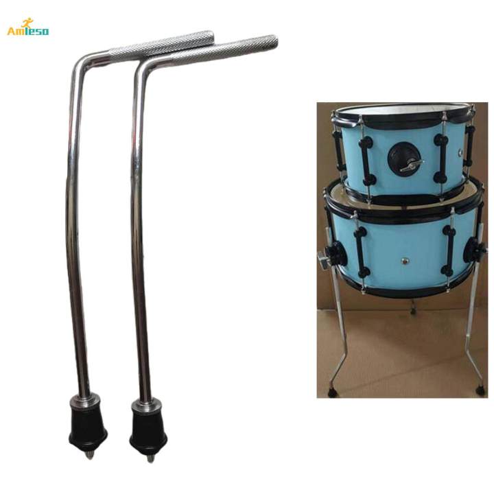 1 Pair Drum Feet Metal Tom Drum Set Support Rack Floor Tom Legs Drum ...