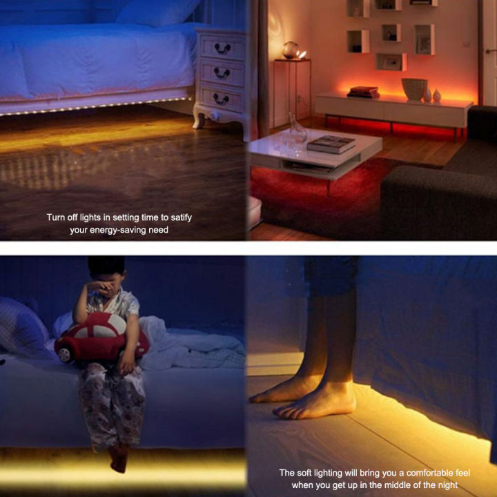 LEDs Strip Lights, 65.6FT/20M LEDs RGB Light Strip Waterproof Music ...