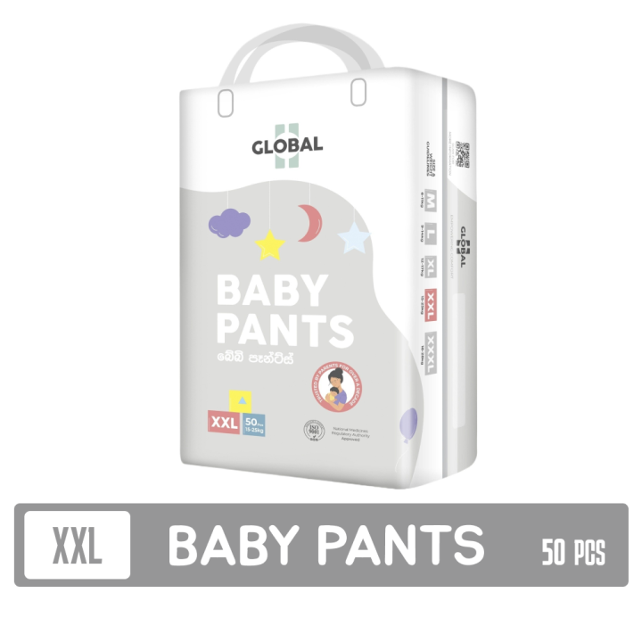 GLOBAL BABY PANTS XXL 50pcs JUMBO PACK | Daraz.lk