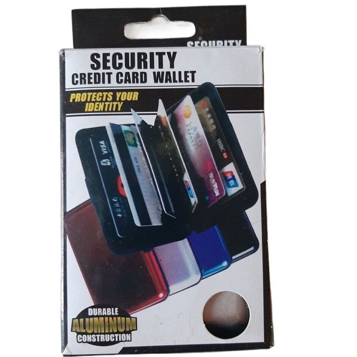 Security Credit Card Wallet Durable Aluminum Construction (scw) | Daraz.lk