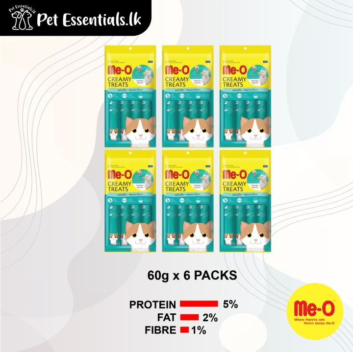 Me-O Creamy Treats (Bonito Flavor) (60g X 6) | Daraz.lk