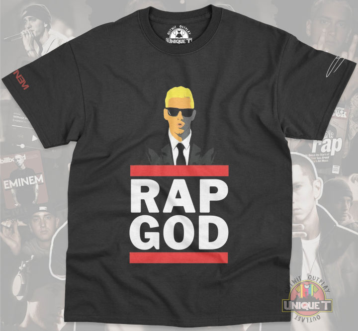 Rapper Eminem T Shirt Women Men Cotton T-shirts Hip Hop Tees Slim Shady ...