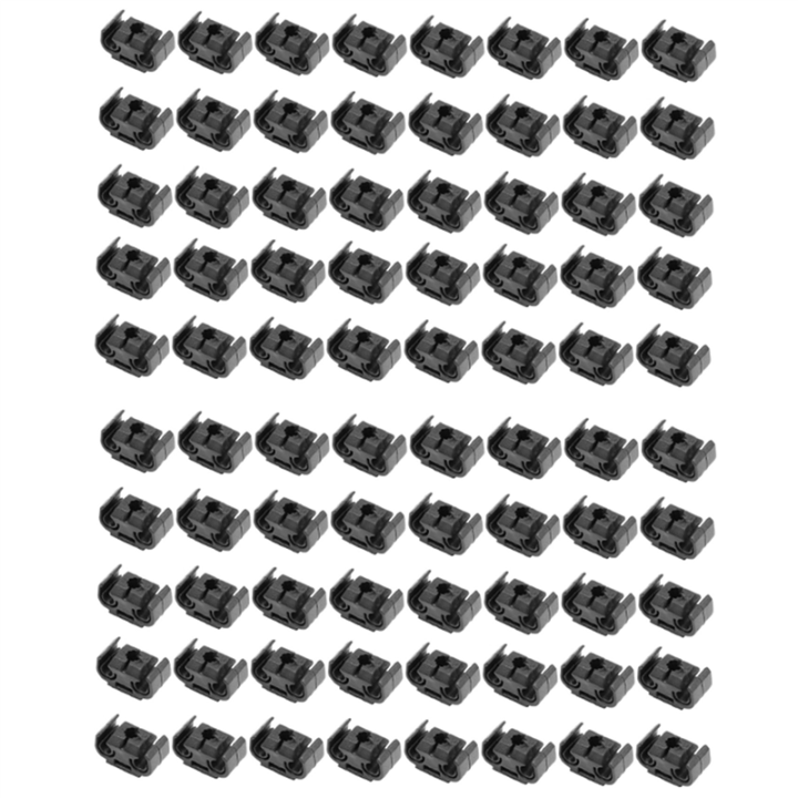 80PCS 2 Point Brake Pipe Line Retaining Clip Holder Bracket 811611797 ...
