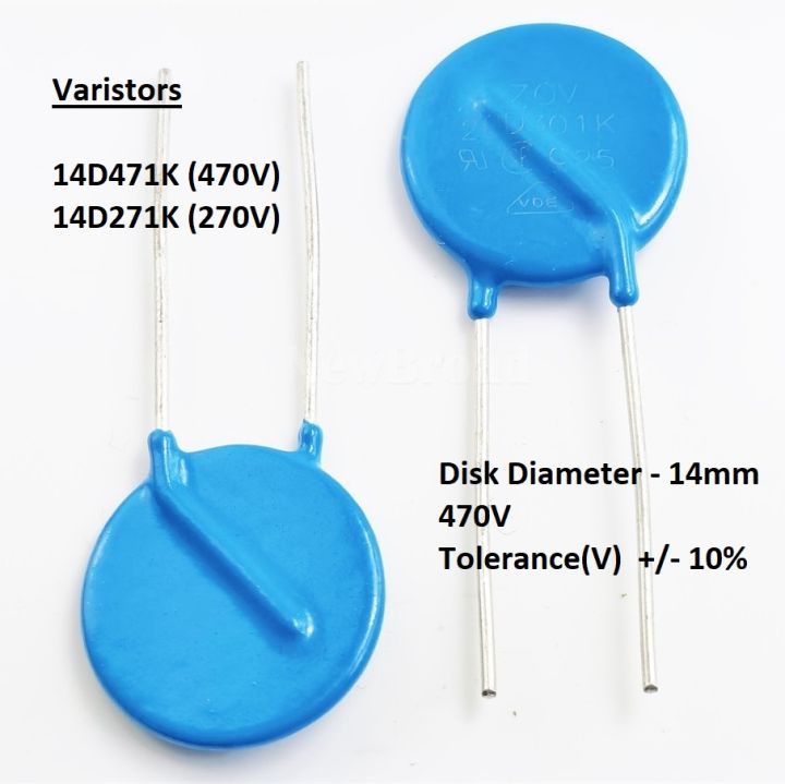 02 PCS of Varistors (Metal Oxide Varistors) SPD Surge Arrester High ...