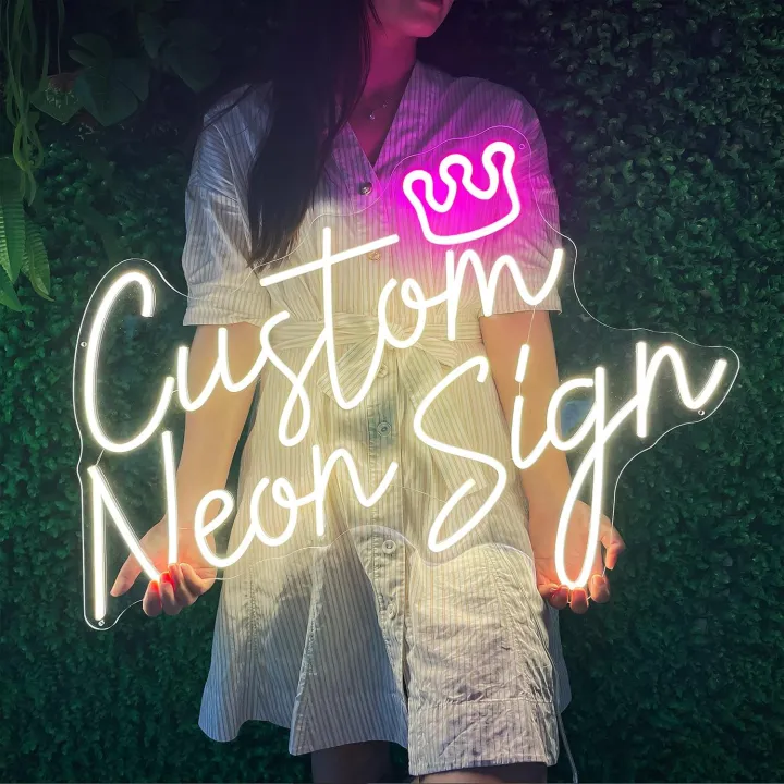Custom Neon Sign Personalise LED Neon Light Signs for Party Wedding ...