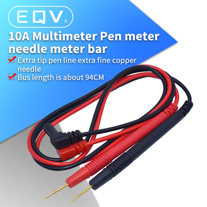 New 1 Pair 70cm Probe Multimeter Test Lead 1000v 10a Wire Pen Cable For ...