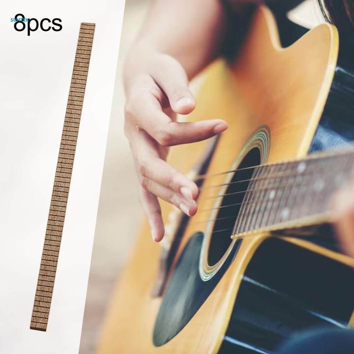 8 Pieces Guitar Body Binding Wood Inlay Guitars Binding Inlay Strips ...