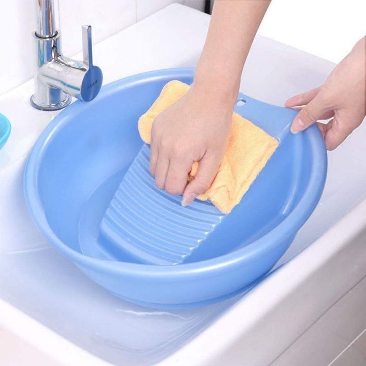 Laundry Tub Basin with Washboard Board for Hand Wash Clothes Japanese ...