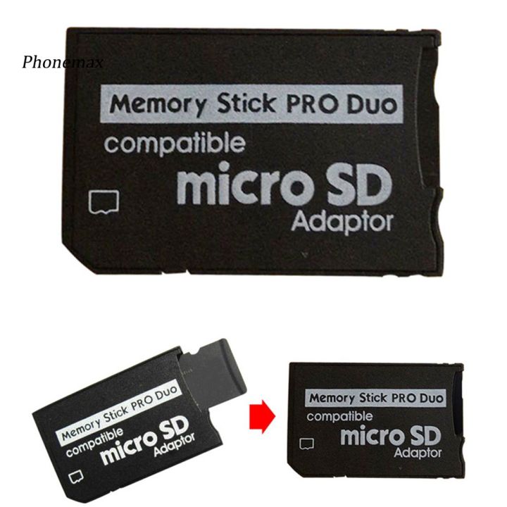Micro SD TF to MS Pro Duo Reader Memory Stick Adapter Converter Card ...