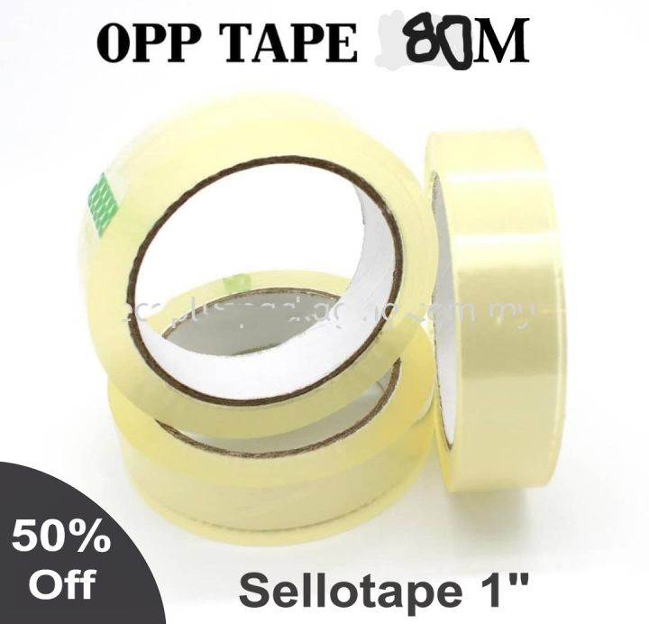 Sellotape 1" 80M Higher Grade Flyers Sellotape Packing Material Print ...